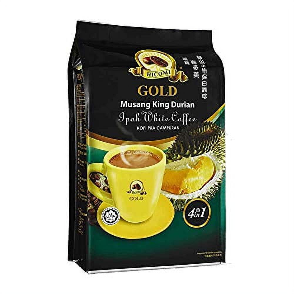Hicomi Gold Musang King Durian Ipoh White Coffee 38gx12 Sachets ...