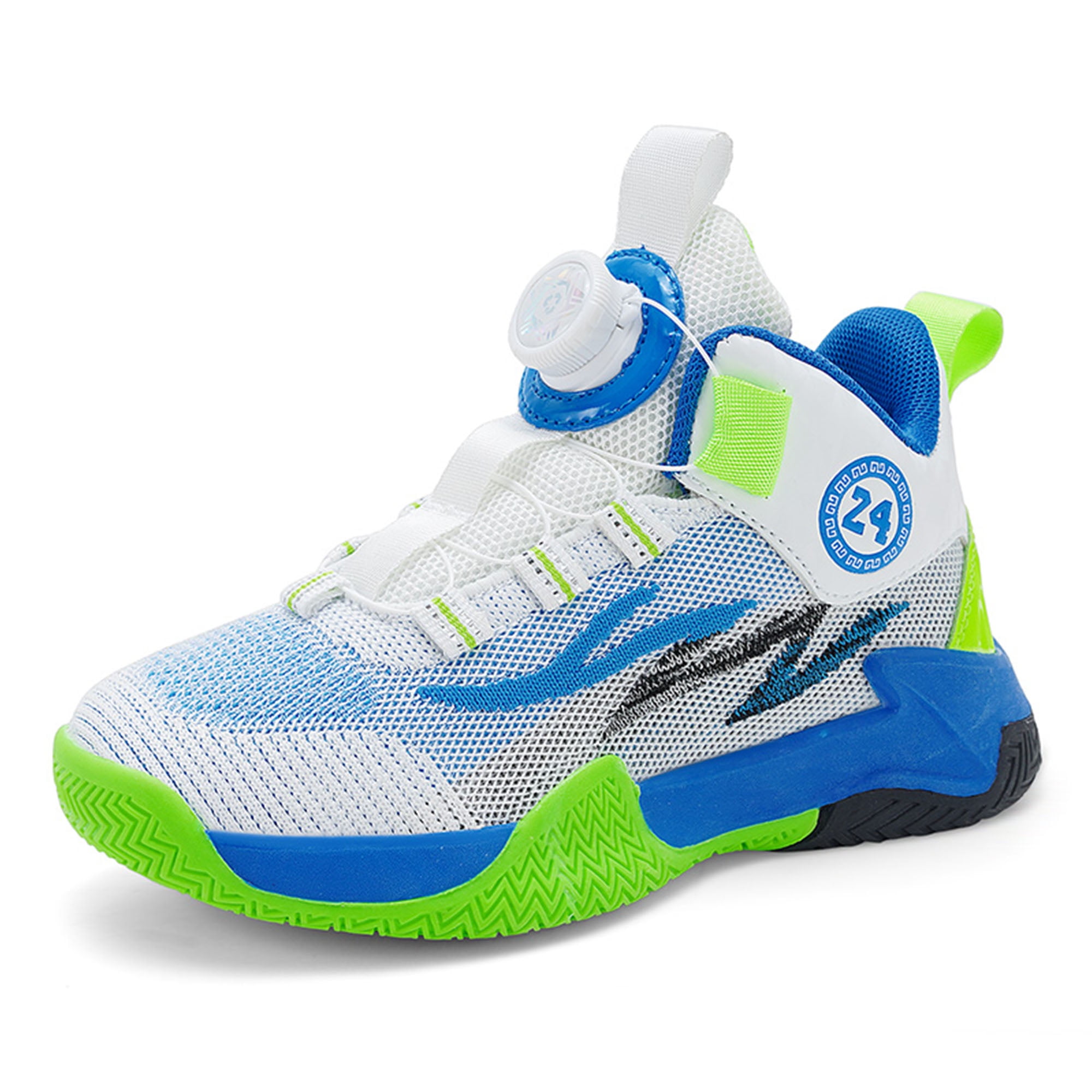 Hicooer JOINFUN Boys High Top Sneakers Basketball Shoes Breathable ...
