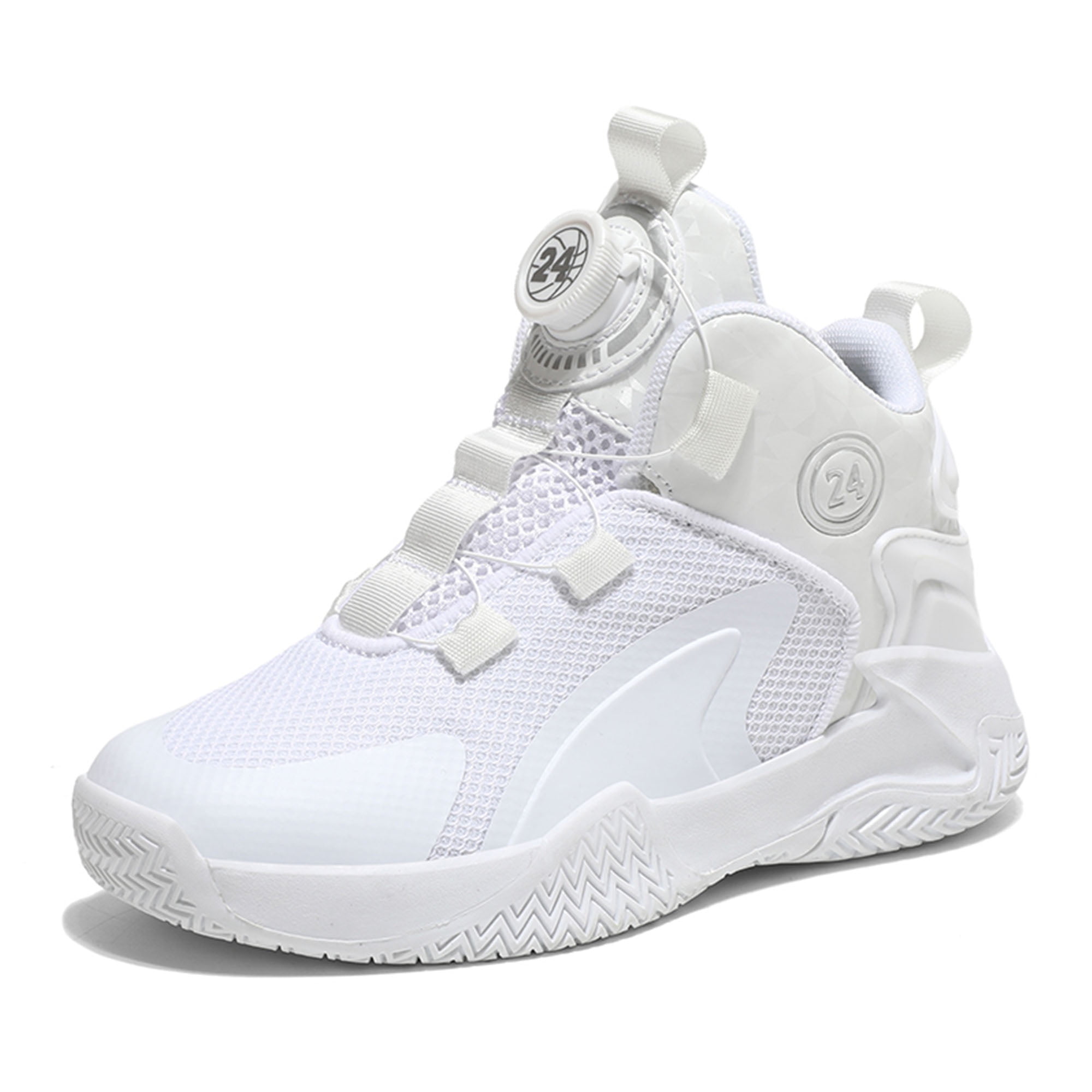 Hicooer JOINFUN Boys High Top Sneakers Basketball Shoes Breathable ...