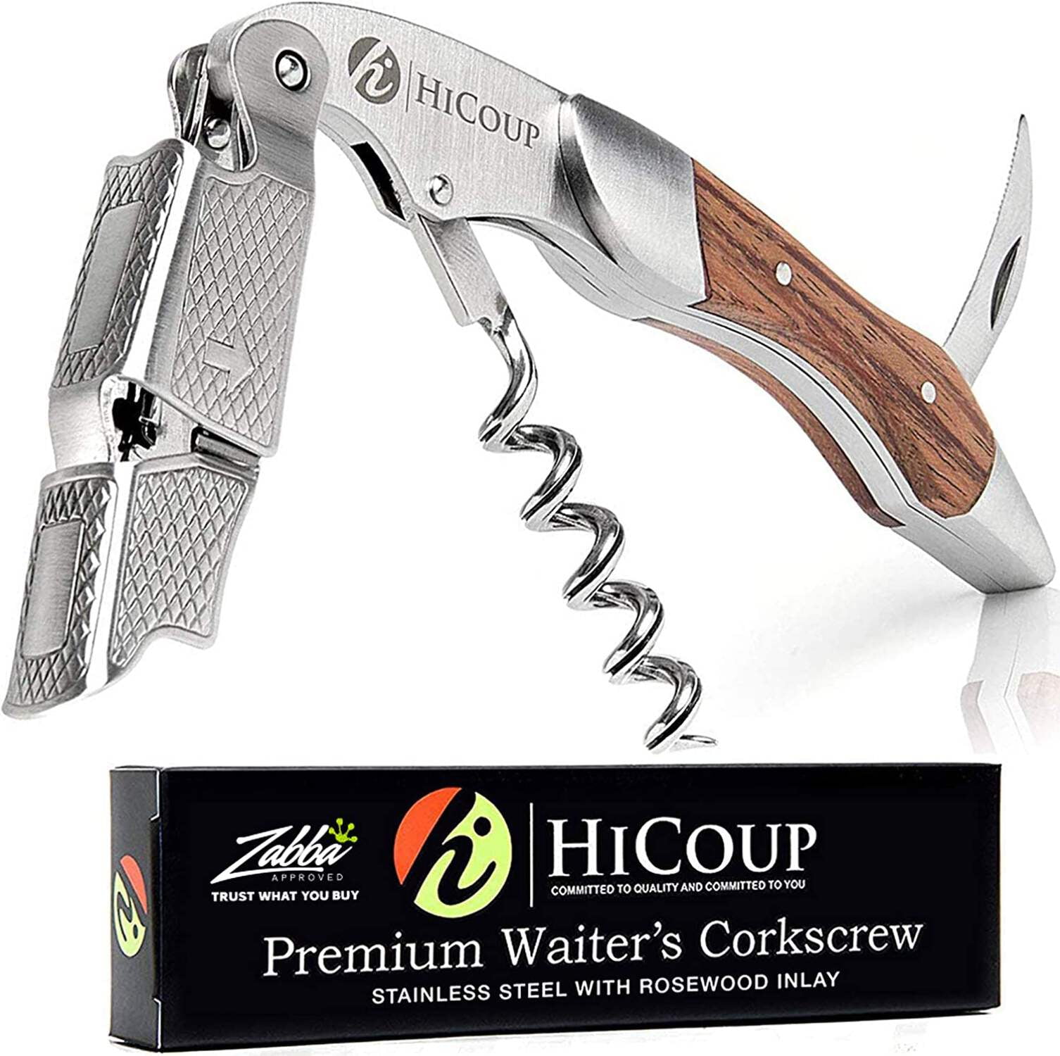 Hicoup Wine Opener - Professional Corkscrews for Wine Bottles W/Foil ...