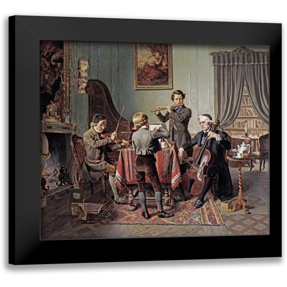 Hiddemann, Friedrich-Peter 17x15 Black Modern Framed Museum Art Print ...