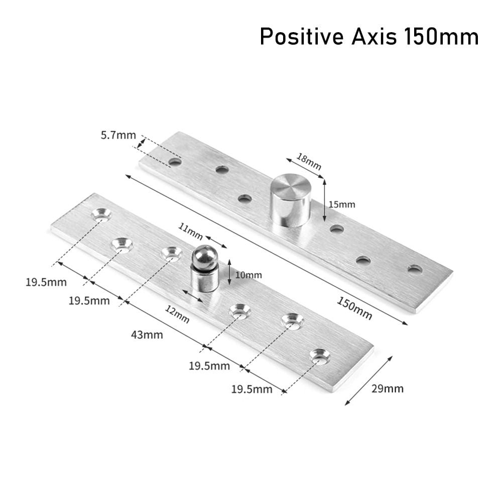 Hidden 75mm-150mm 360 Degree Rotation Heavy Duty Stainless Steel ...