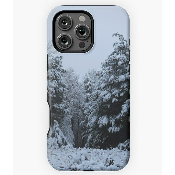 Hidden Blue Winter Wonderland Snowy Phone Case for iPhone 16 15 14 13 ...