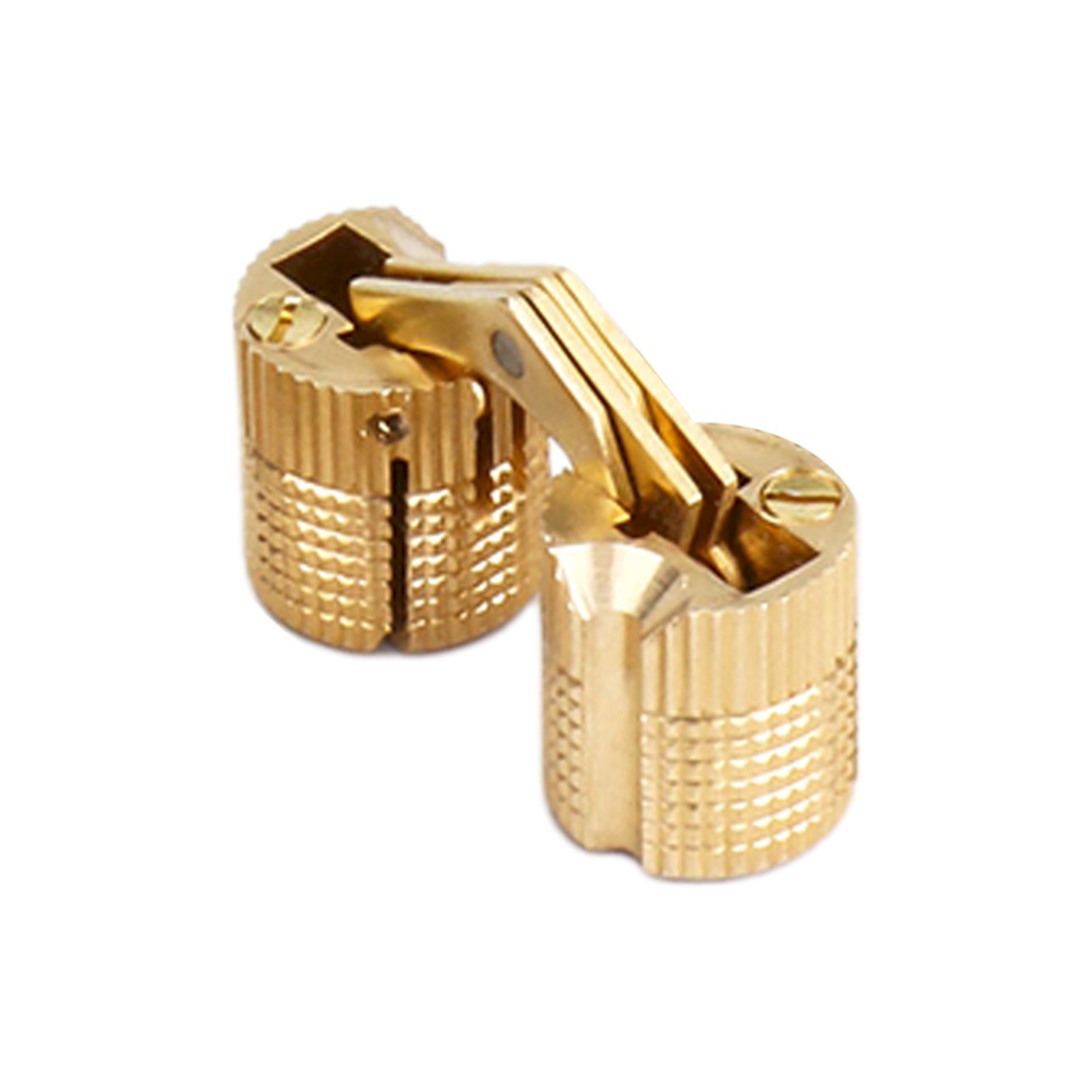 Hidden Brass Barrel Hinges, Furenl One-Way Copper Concealed Hinges 8 ...