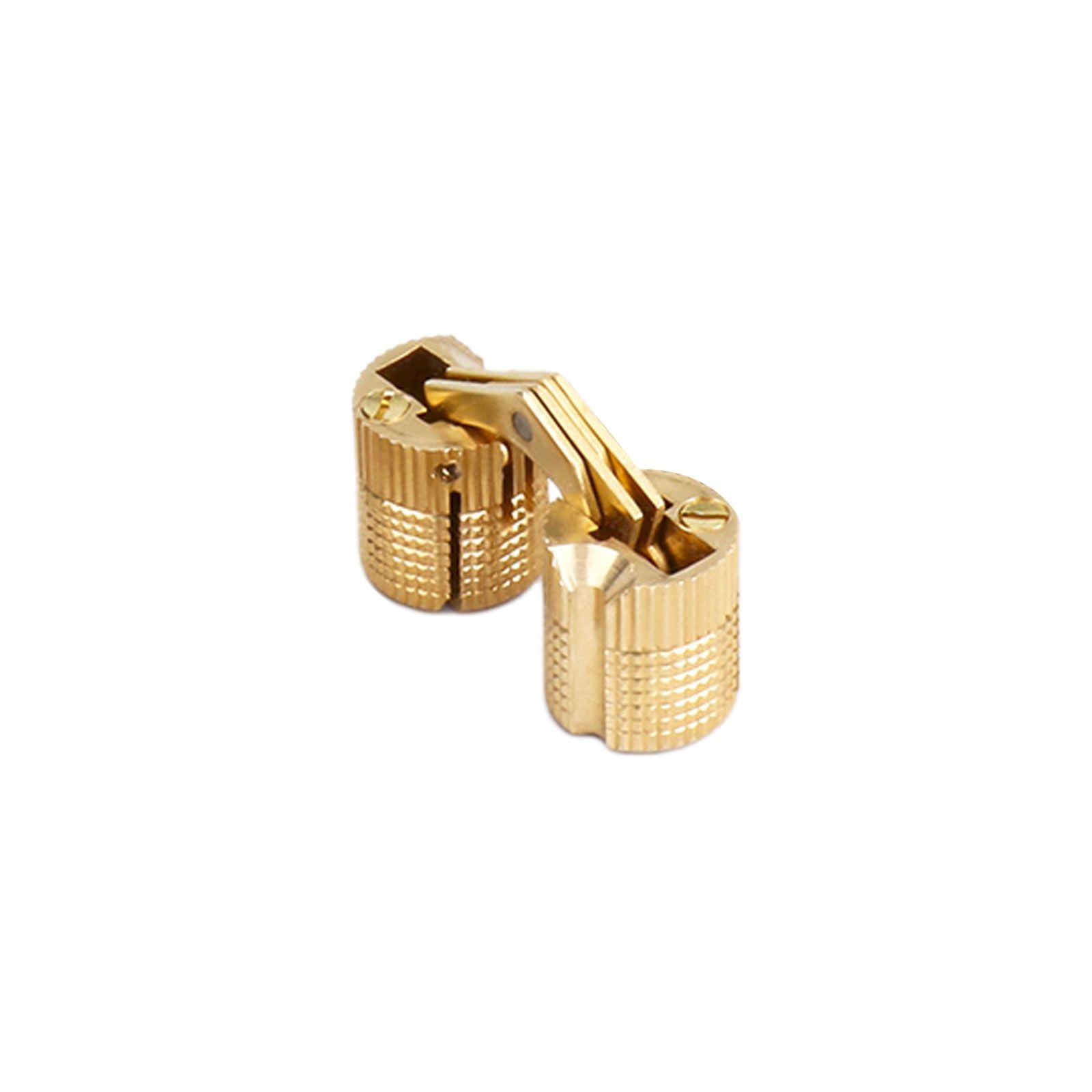 Hidden Brass Barrel Hinges, Furenl One-Way Copper Concealed Hinges 8 ...