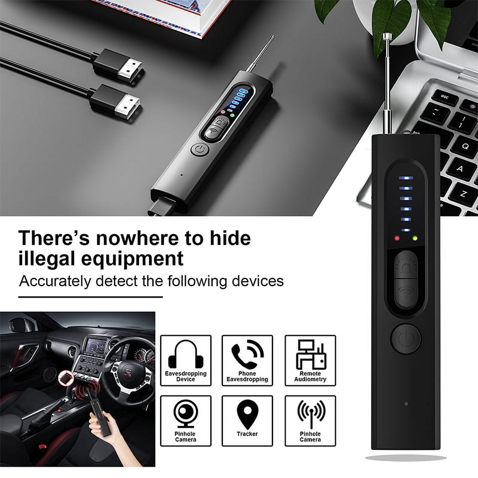 Hidden Camera Detector - Anti Spy / Bug / Listening Device / GPS ...