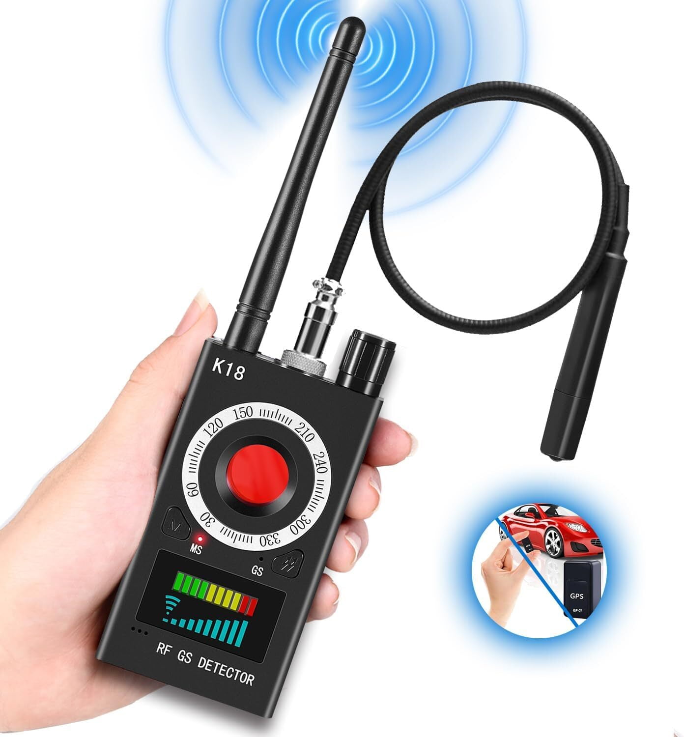 Hidden Camera Detector,anti Spy Detector,gps Tracker Finder Anti Spy Rf Detector Hidden Device