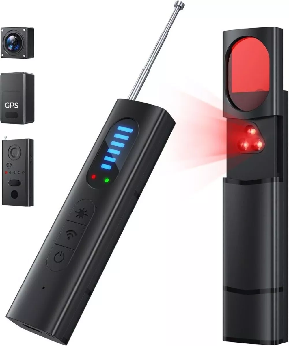 Hidden Camera Detector Bug Detector Anti-Spy Camera Finder RF Wireless ...