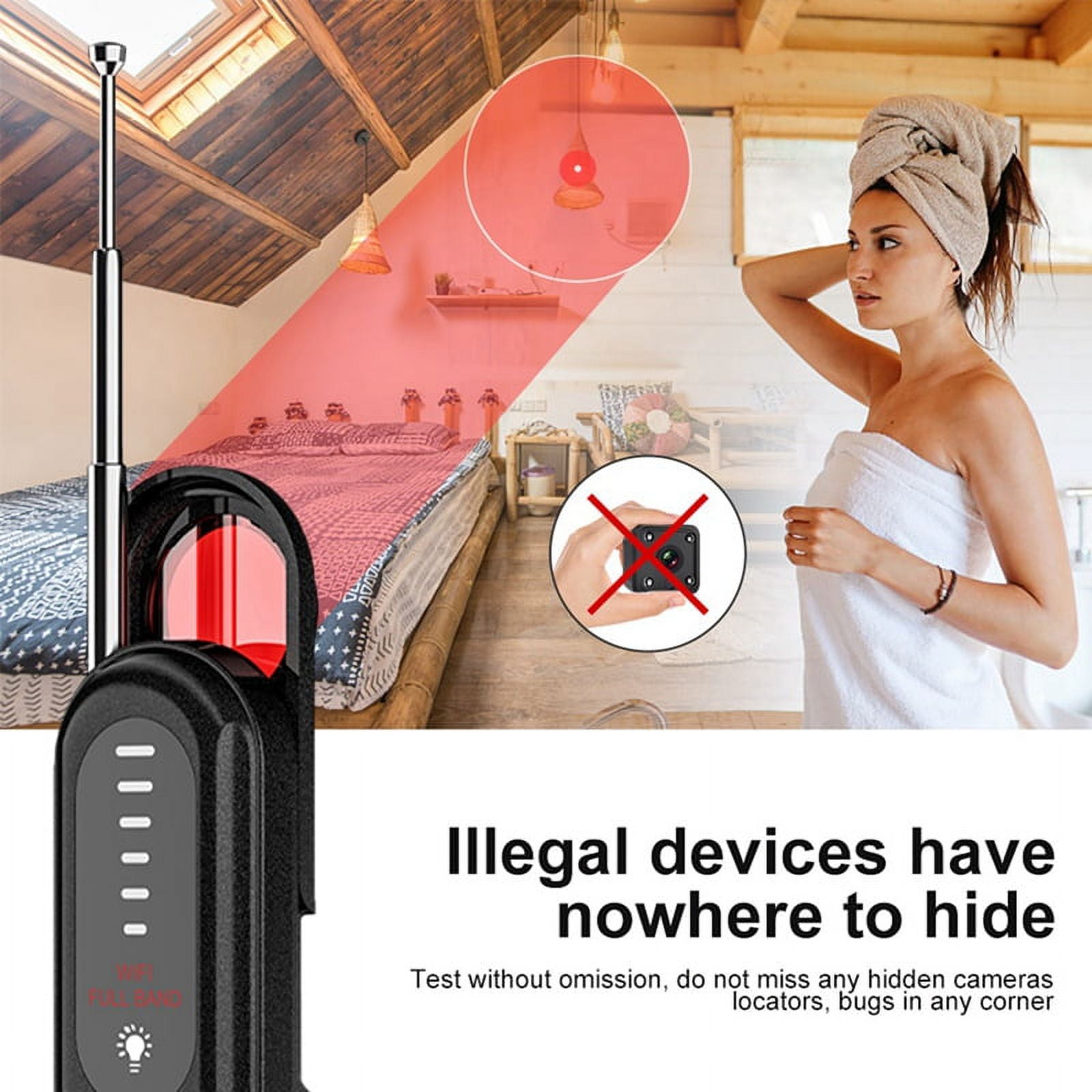 Hidden Camera Detector, Listening Device Detector, GPS Tracker Detector ...
