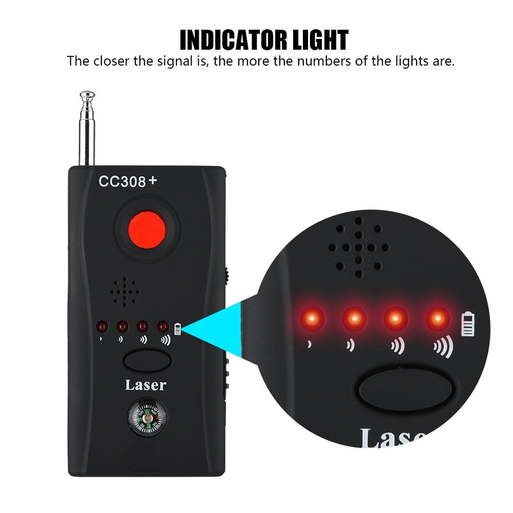 Hidden Camera Detectors, 1MHz-6500MHz RF Signal Detector 4 Modes ...