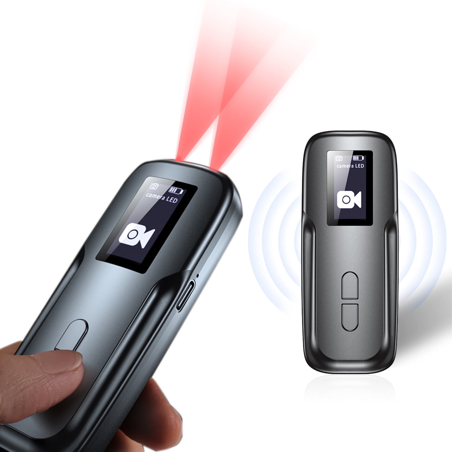 RF Signal & GPS Locator Bug Finder, HD Anti Spy Device, Home Privacy ...