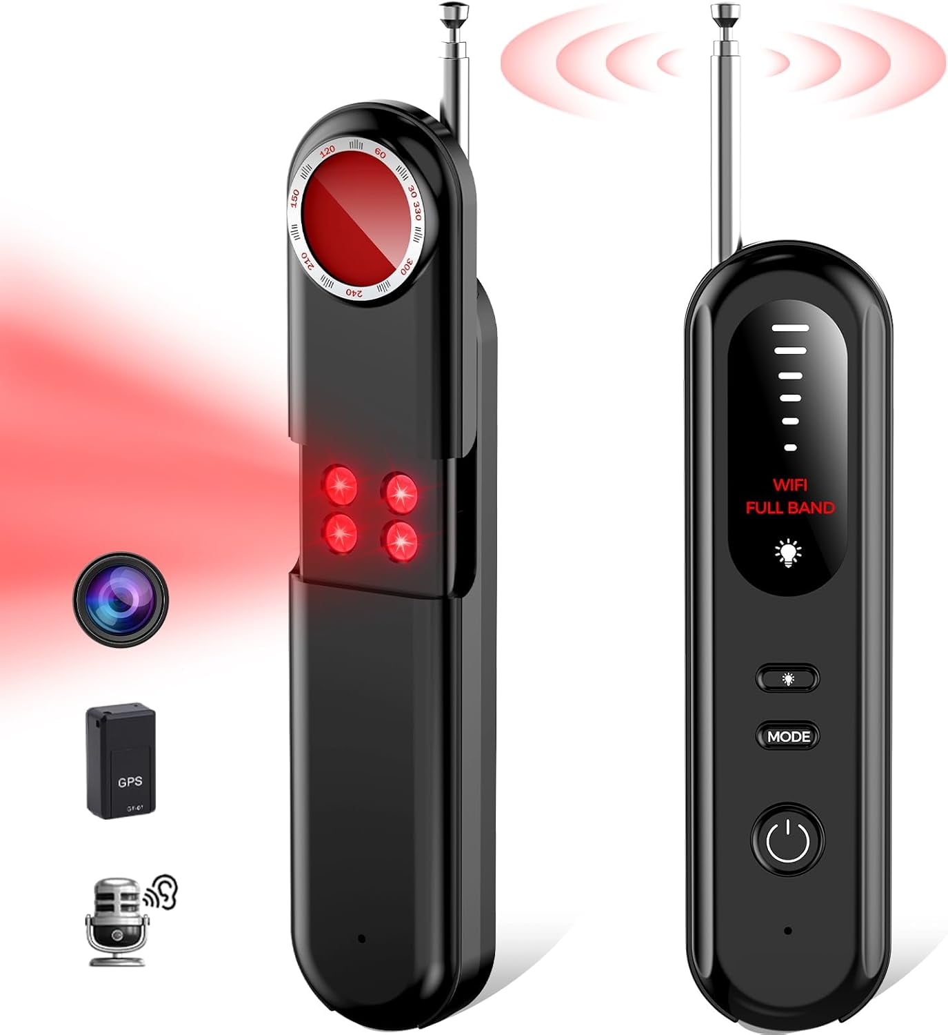 Hidden Camera Detectors And Bug Detector Rf Detector Camera And Audio Finder For Travel Spy