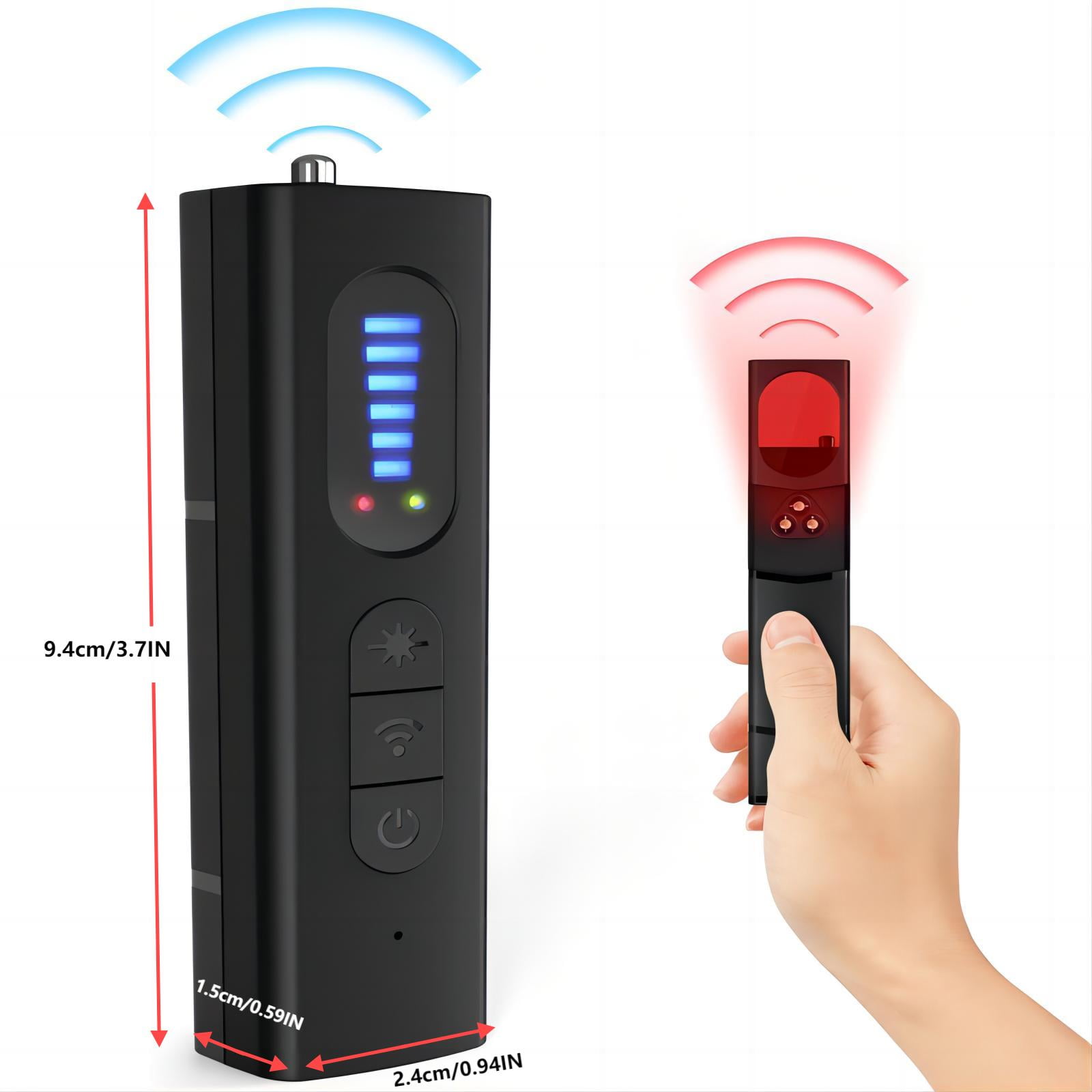 Hidden Camera Detectors, Pocket Sized GPS Tracker Detector, Anti Spy RF ...