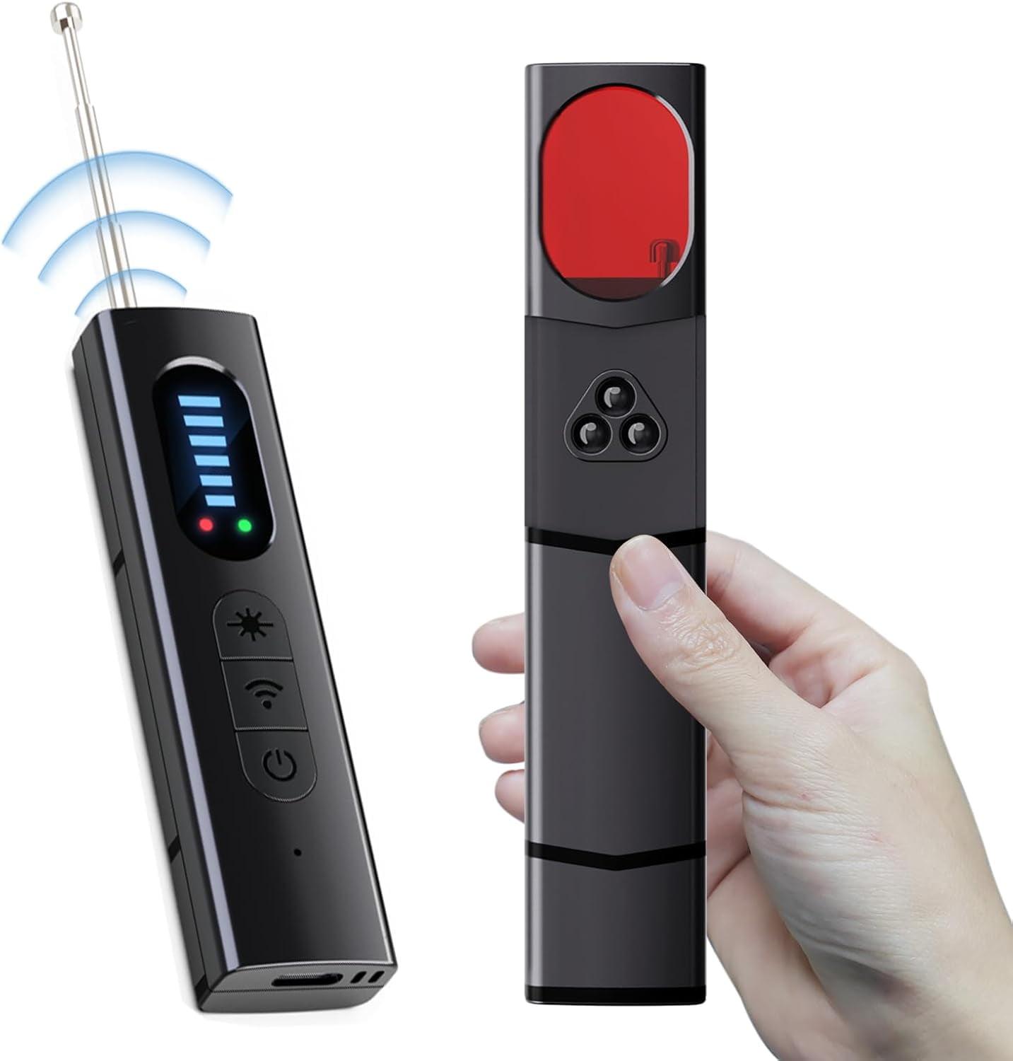 Hidden Camera Detectors Spy Camera Finder Portable Hidden Bug And Camera Detector 5 Levels