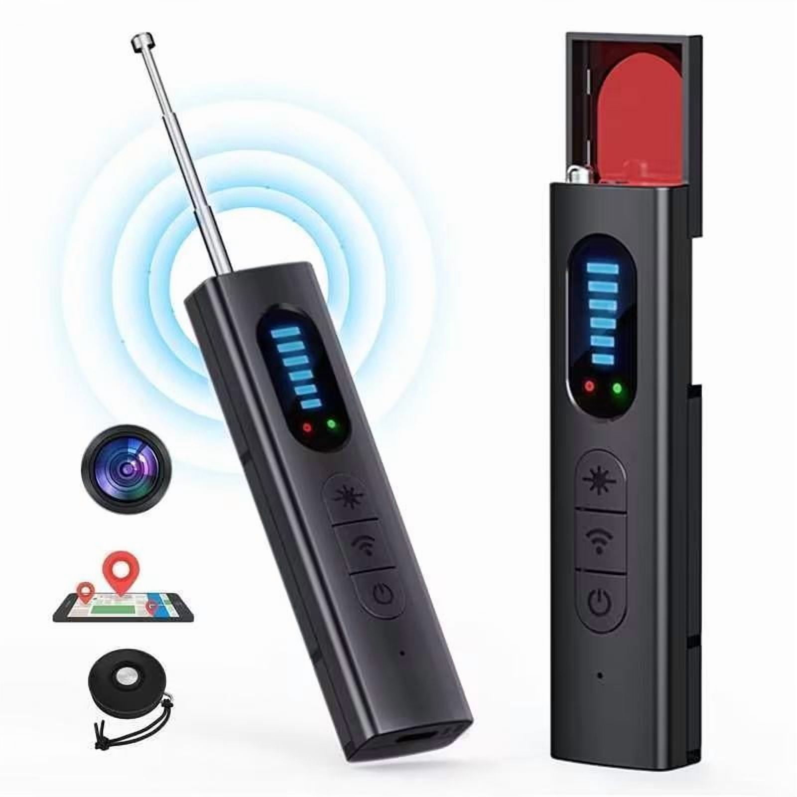 "Hidden Camera GPS Tracker Detector - with LED Light, 5 Sensitivity ...