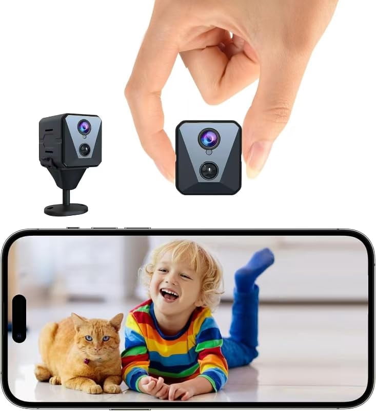 Hidden Camera | Spy camera, Improved 2K WiFi Mini Camera, Real-Time ...