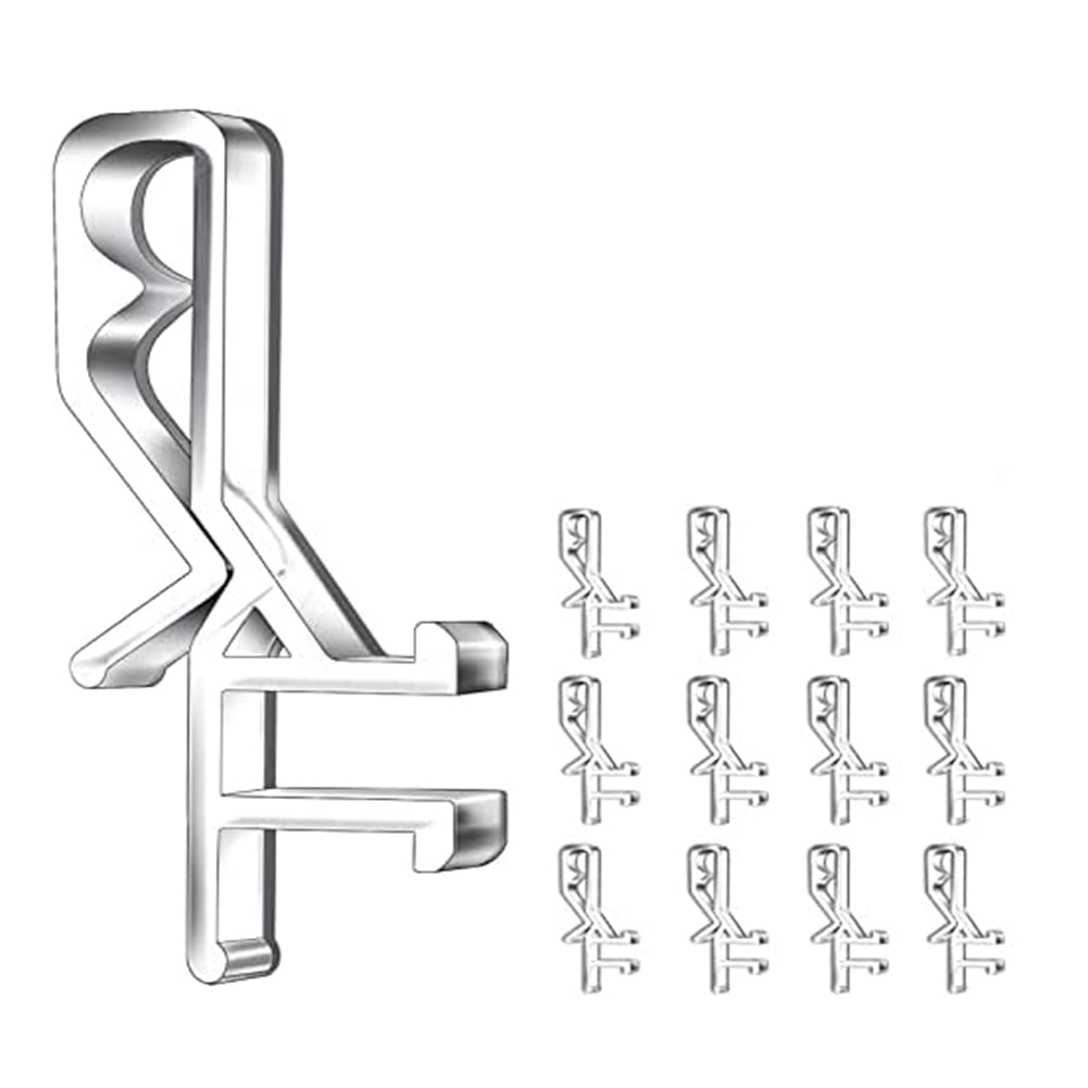 Hidden Channel Valance Clips, 1-7/8Inch Clear Plastic Clips for the ...