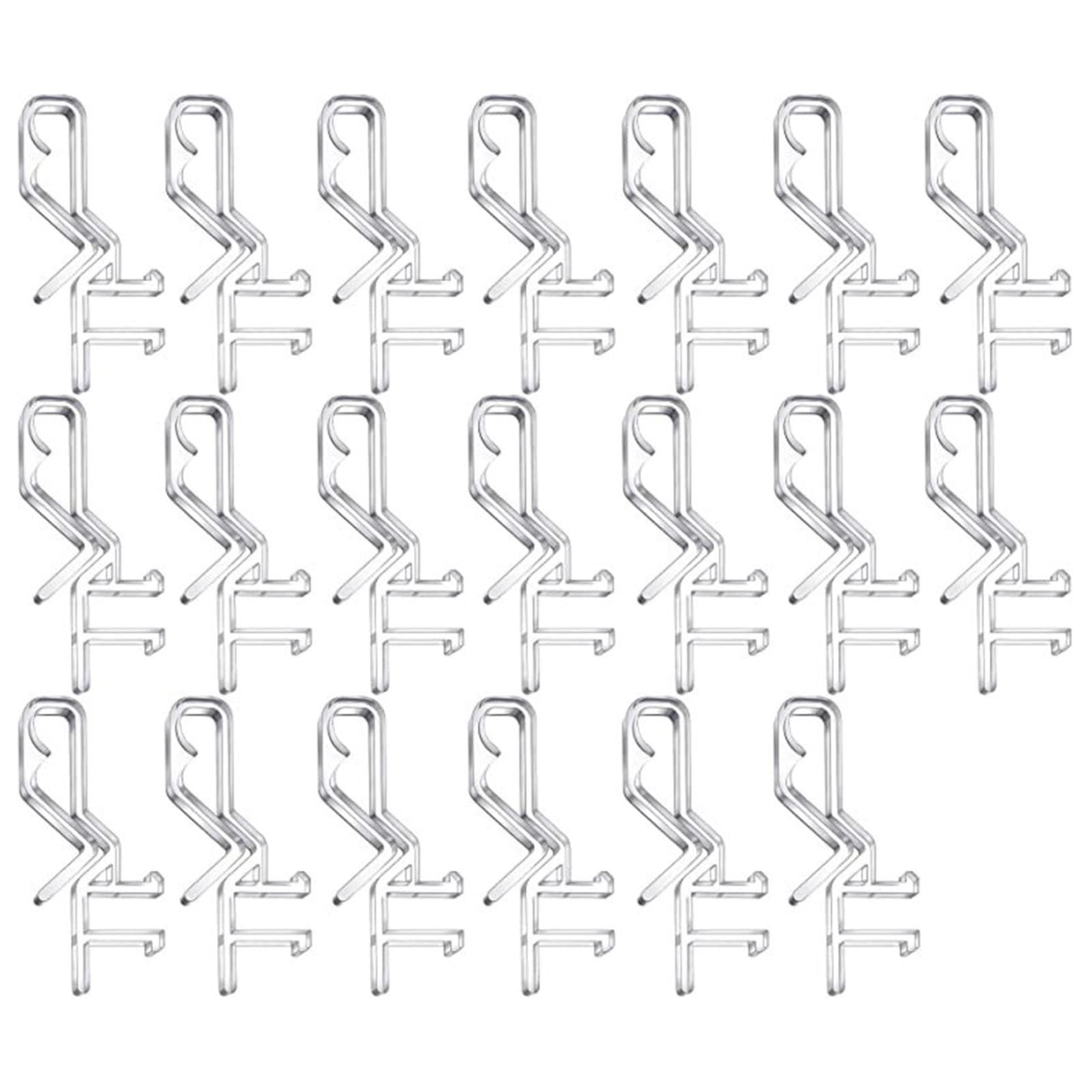 Hidden Channel Valance Clips 1.87inch 20pcs Clear Color for Faux and ...