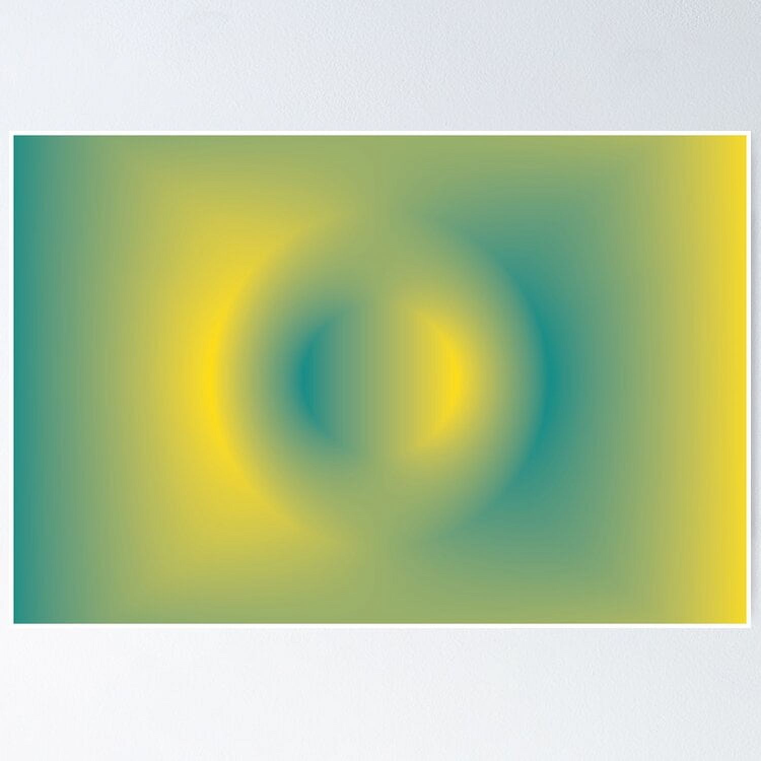 Hidden Circle Gradient 01 UNFRAMED Poster, 18x24 - Walmart.com