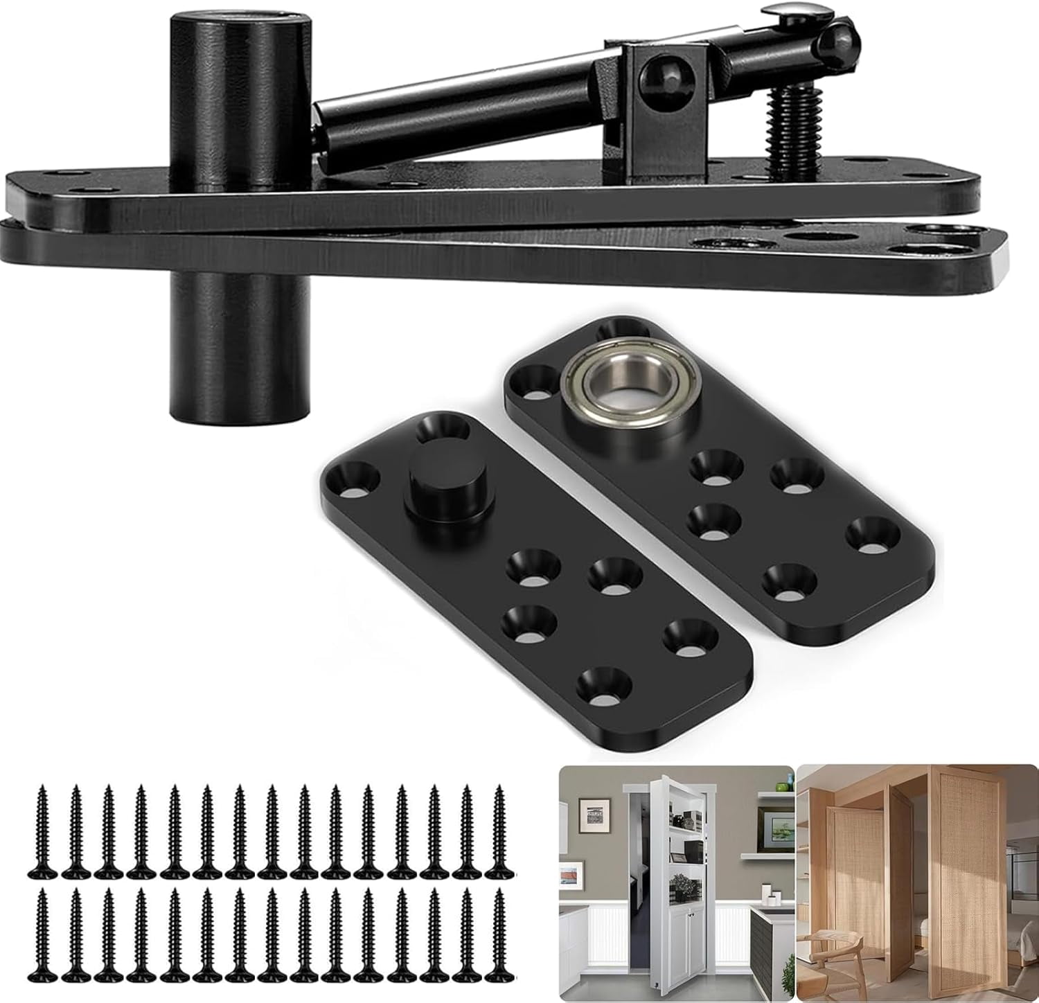 Hidden Door Hinge, Stainless Steel Hidden Hinges 573LB Load-Bearing for ...