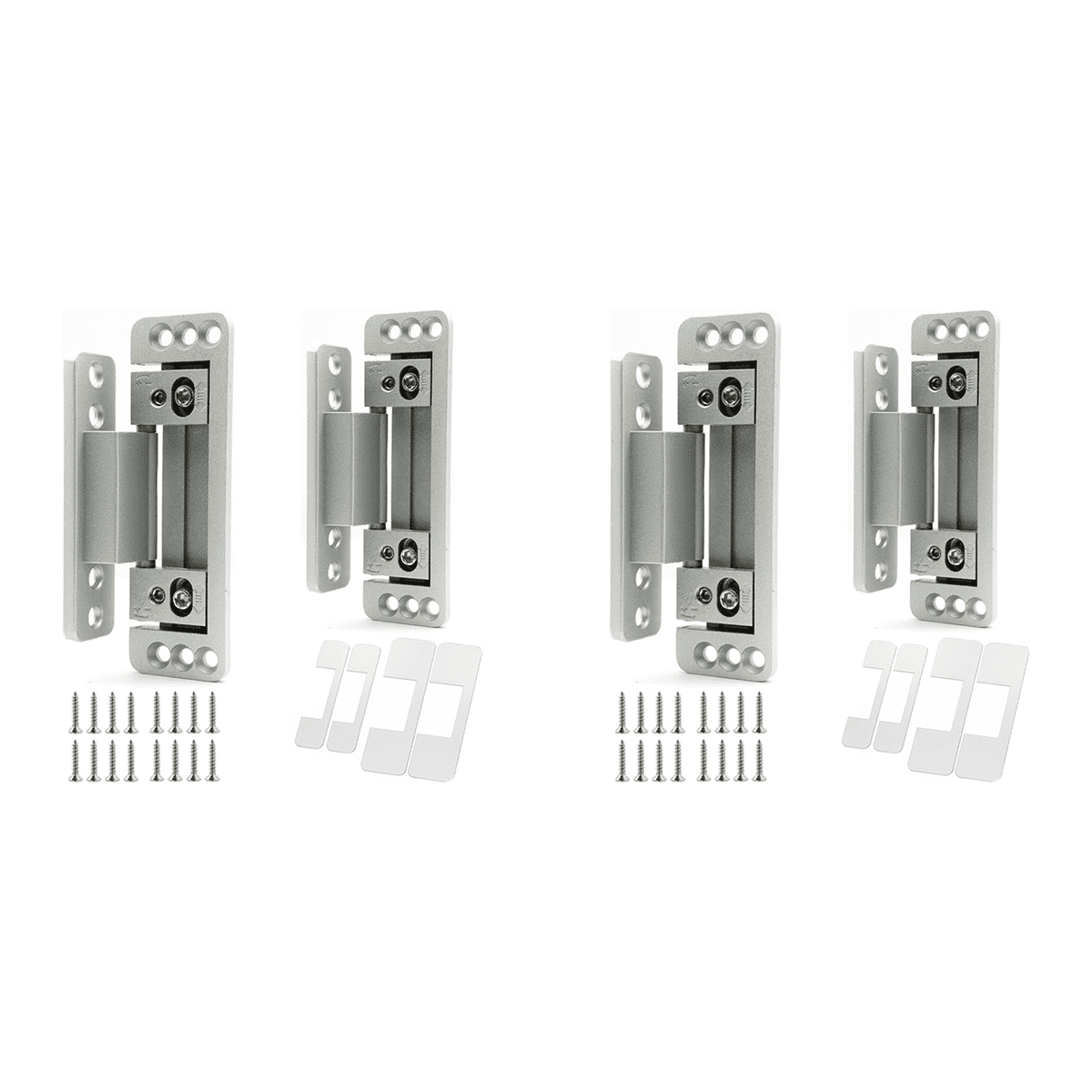 Hidden Door Hinges,4Packs Adjustable Hinges,110Lbs Load-Bearing,Heavy ...
