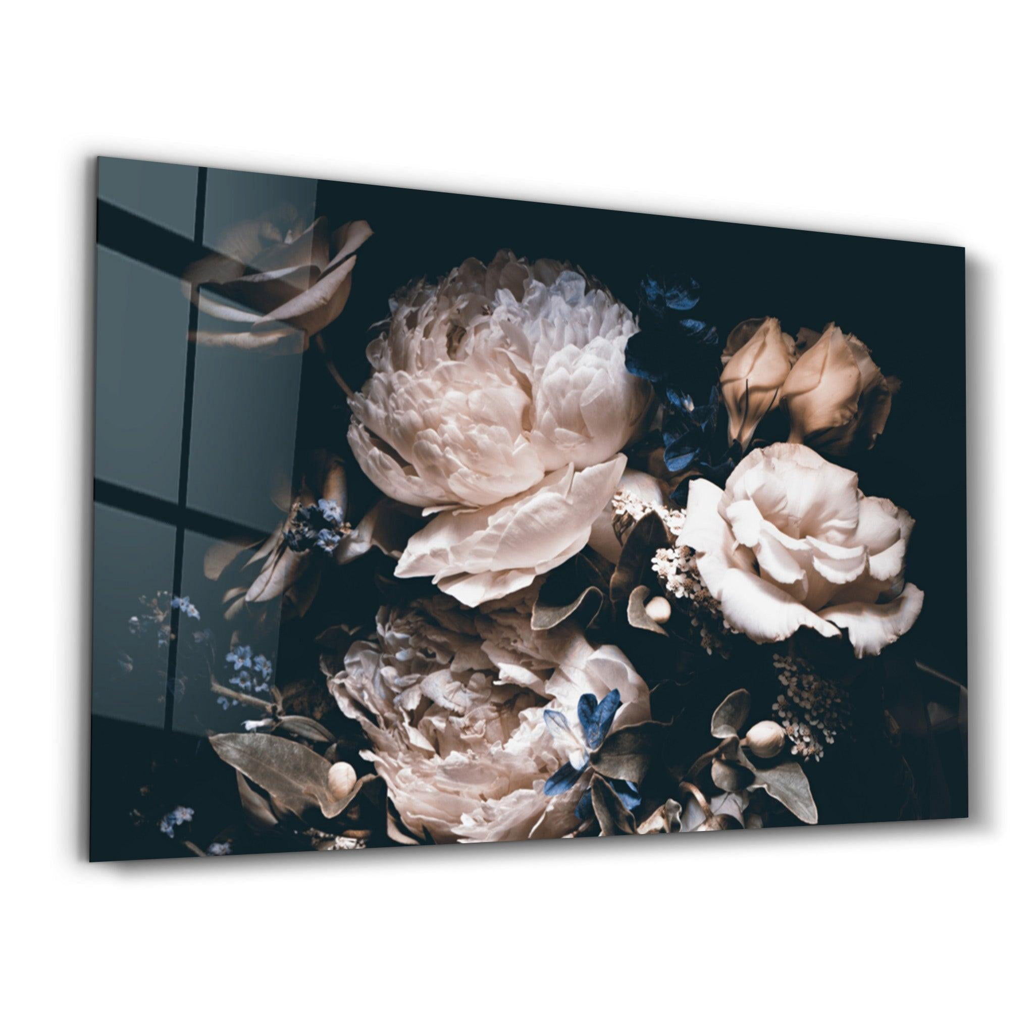 Hidden Flowers | Glass Wall Art - Walmart.com