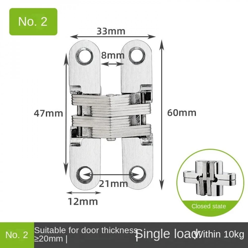 Hidden Gate Hinge Stainless Steel Invisible Hinges Concealed Barrel ...