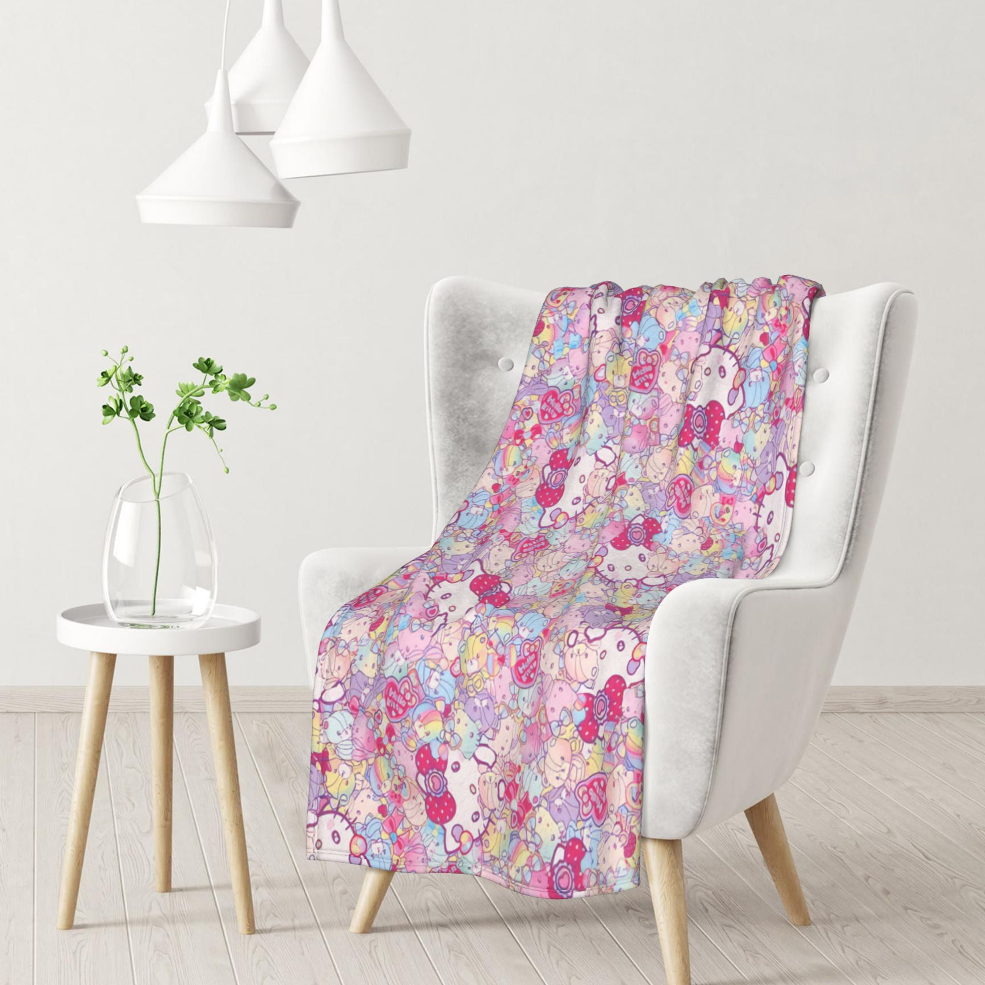 Hidden Hello Kitty Blanket for Couch Bed Throw Blanket, Aesthetic ...