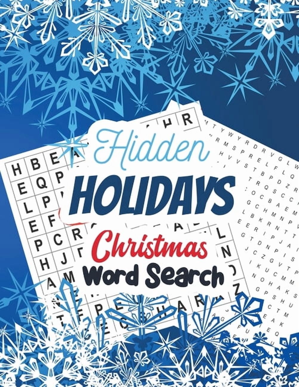 Hidden Holidays - Christmas Word Search: Large Print Christmas Word ...