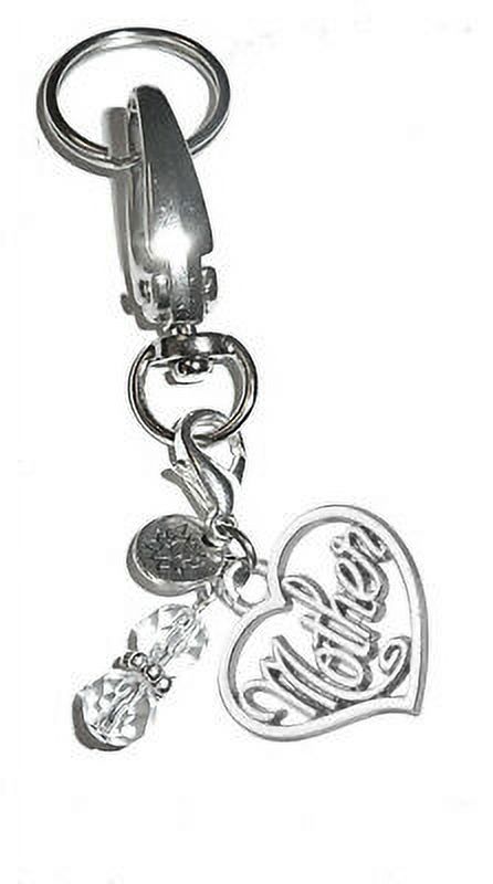 Hidden Hollow Beads Women's Keychains - Mother Key Ring Charm - Bag ...