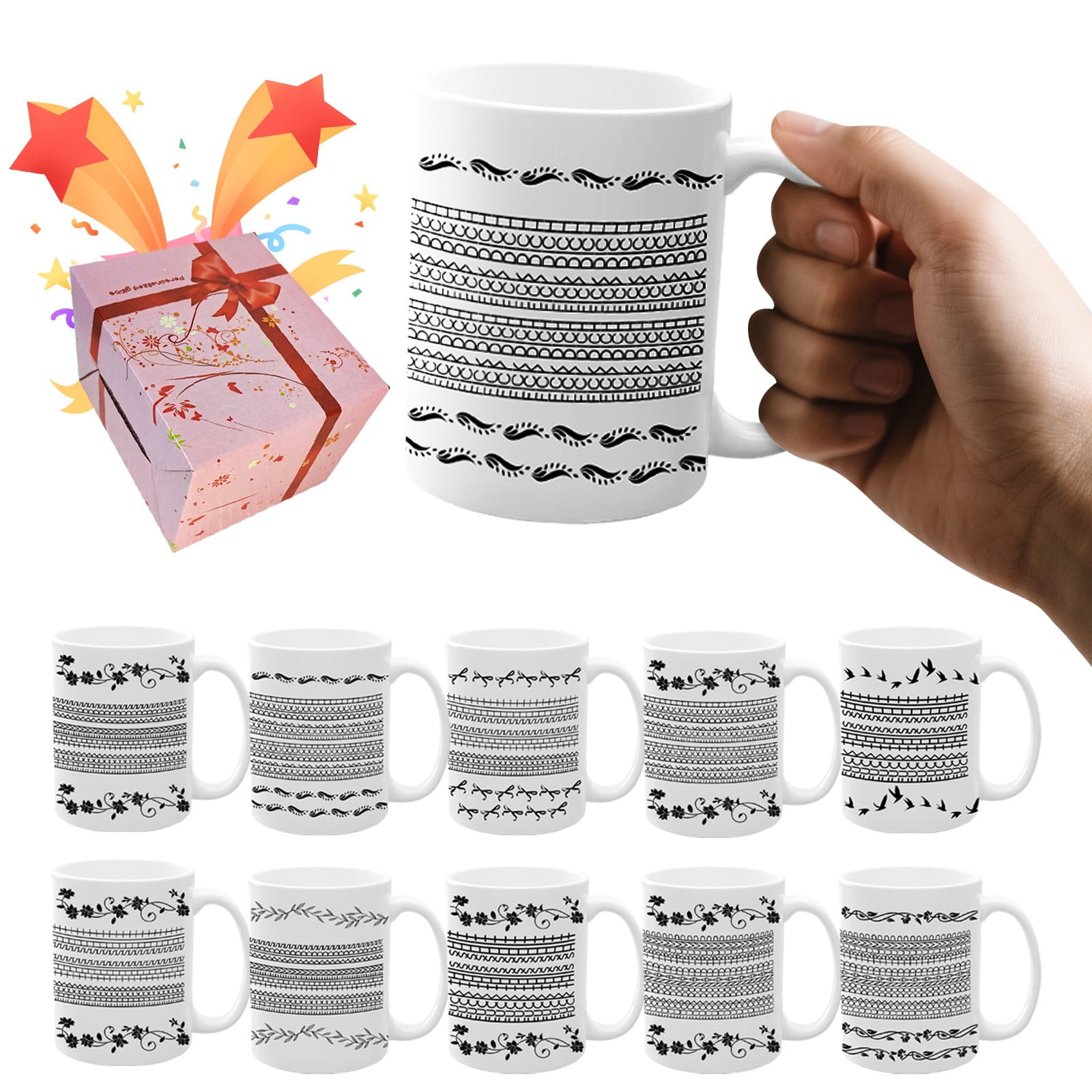 Hidden Humor Coffee Mug for Coworkers - Reveals Surprise Text When Empty, Perfect Retirement ...