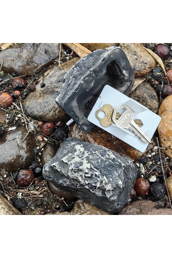 Weatherproof Fake Rock Key Holders for Outdoor Discreet Storage