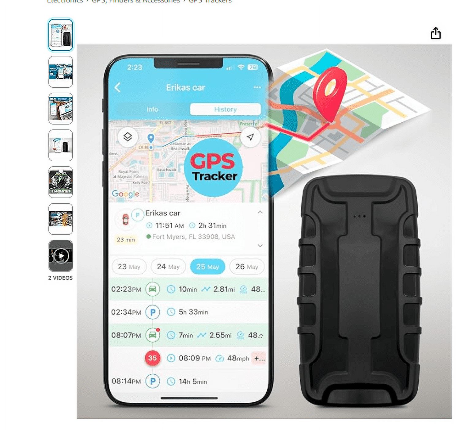 Gf 07 Mini Gps Tracker Ultra Mini Gps Long Standby Magnetic Sos