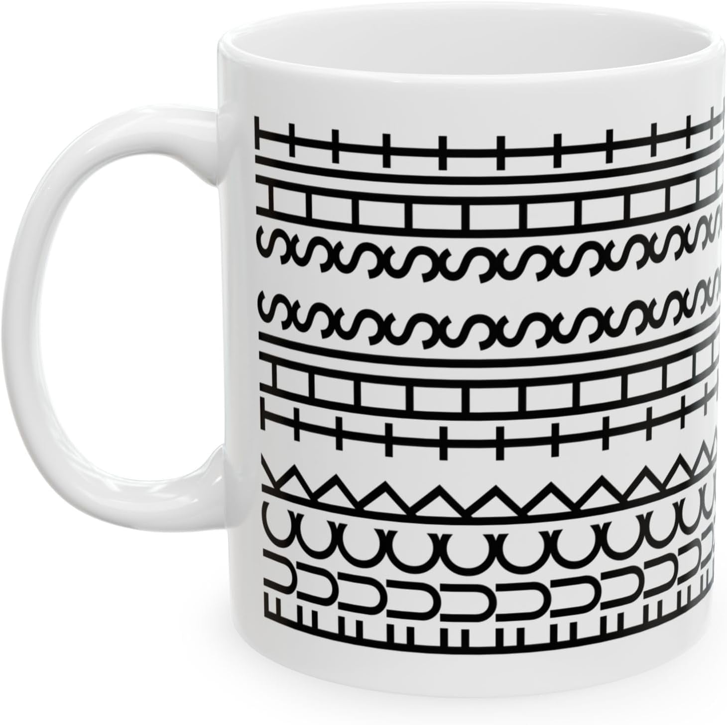 Hidden Message Mug - Funny Swear Word Coffee Mugs For Coworkers ...