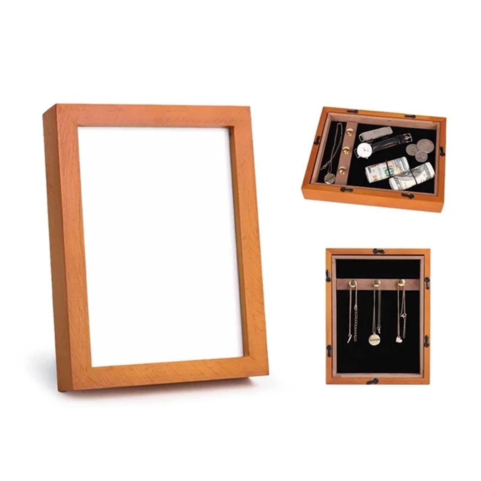 Hidden Photo Frame Storage With Secret Compartment Storage Box Sight ...