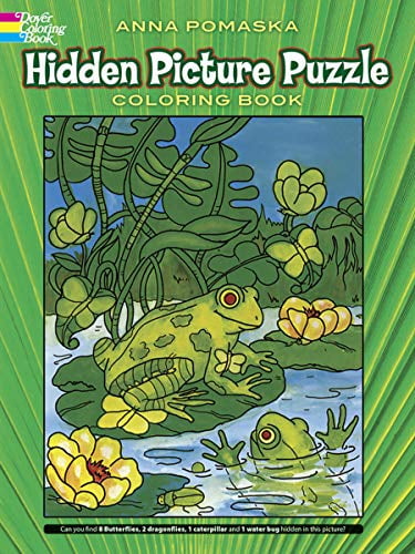 Pre-Owned Hidden Picture Puzzle Coloring Book Dover Kids Activity Books ...