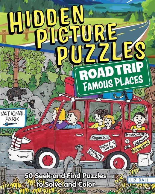Hidden Picture Puzzles National Parks & Famous Places: 50 Seek-And-Find ...