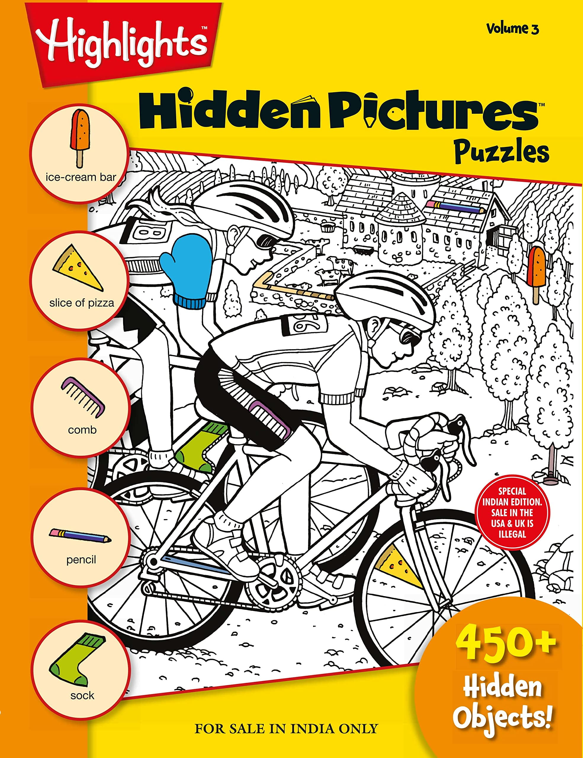 Hidden Pictures Puzzles: 450 Hidden Objects, Above 5 years Ages Kids ...
