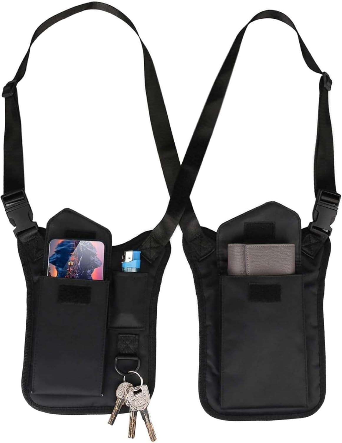 Hidden Pocket,Shoulder Bag, Anti-Theft Hidden Hidden Pocket, Safety ...