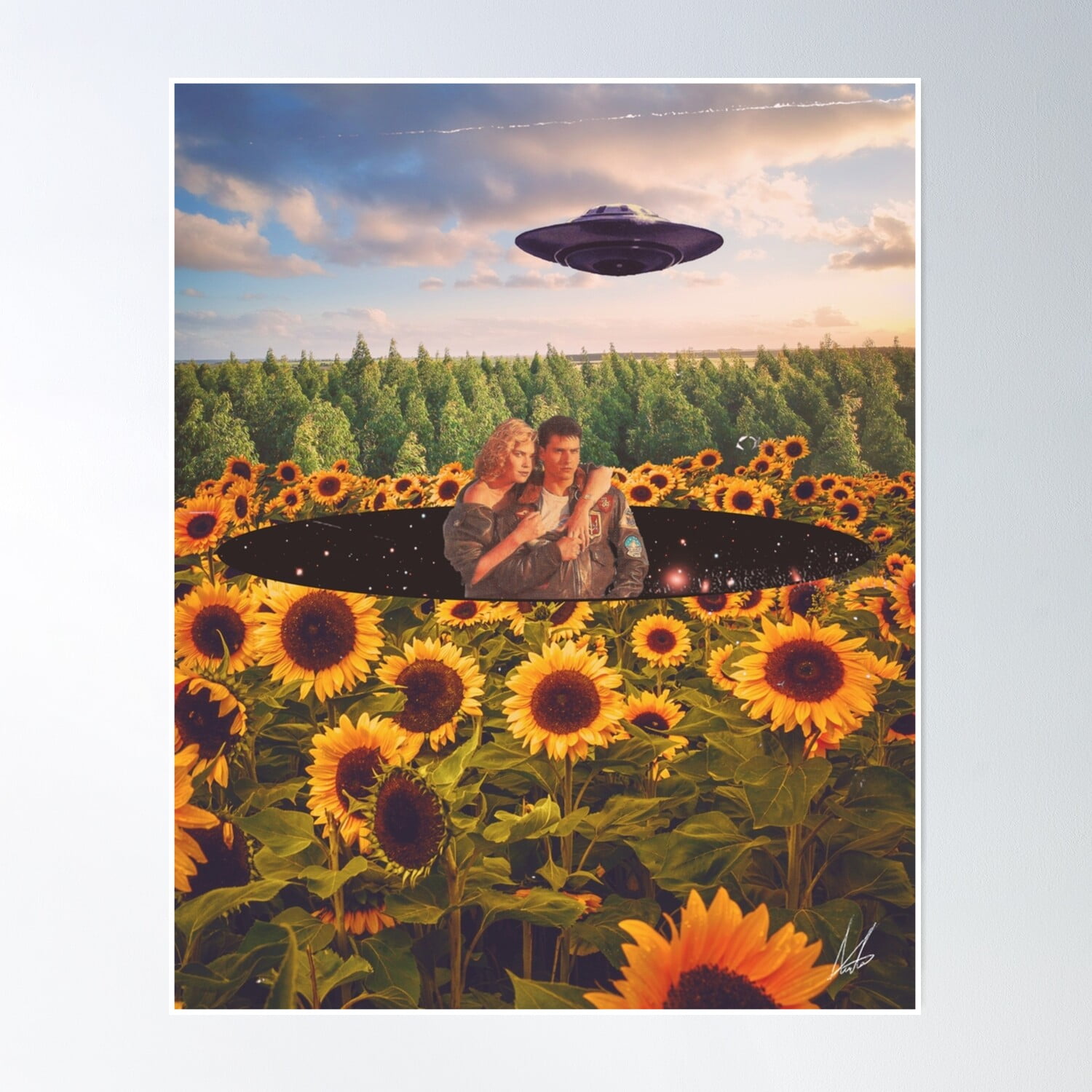 Hidden Poster Wall Art, Modern Wall Decor, 8x12 UNFRAMED - Walmart.com