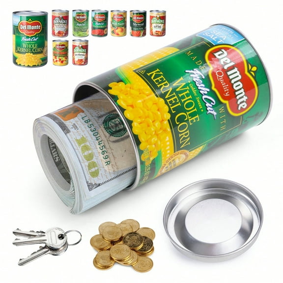 Gamble Box Metal Key Lock Safe for Cash Storage, Compact, Pocket Size ...