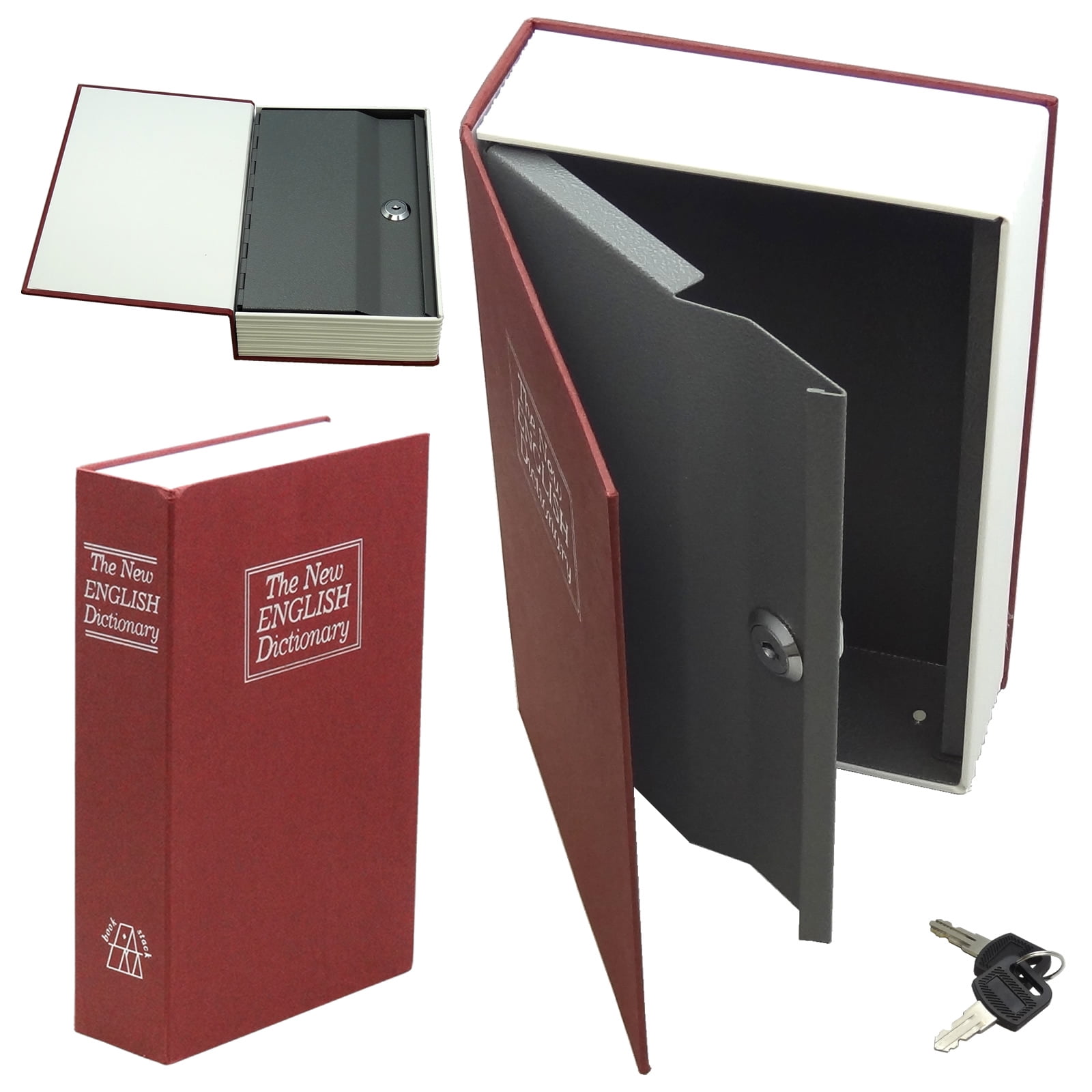 Hidden Secret Book Safe Small Red - Walmart.com