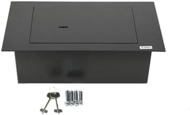 Hidden Security Floor Safe w/Key Lock, Floor Safe In-Ground Fireproof ...