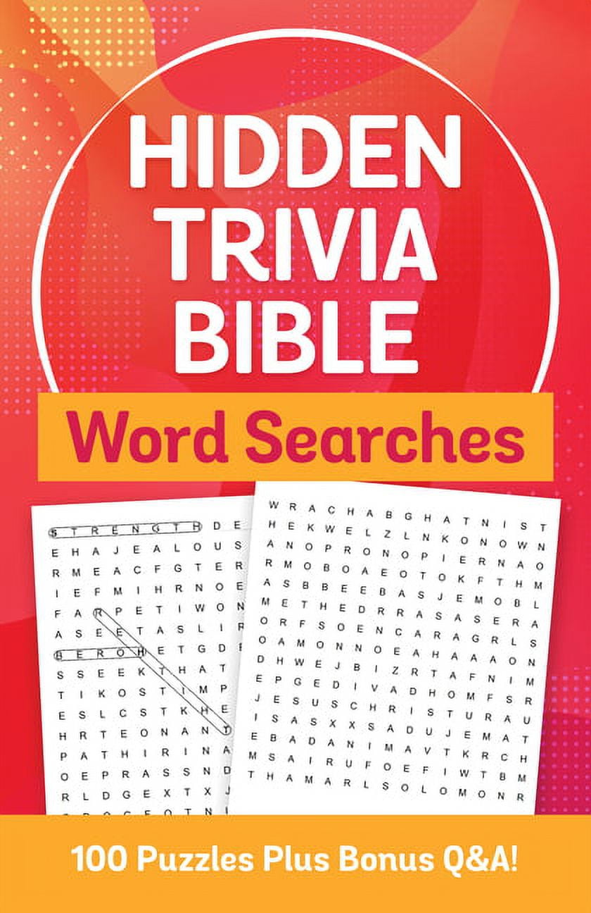 Hidden Trivia Bible Word Searches - Walmart.com