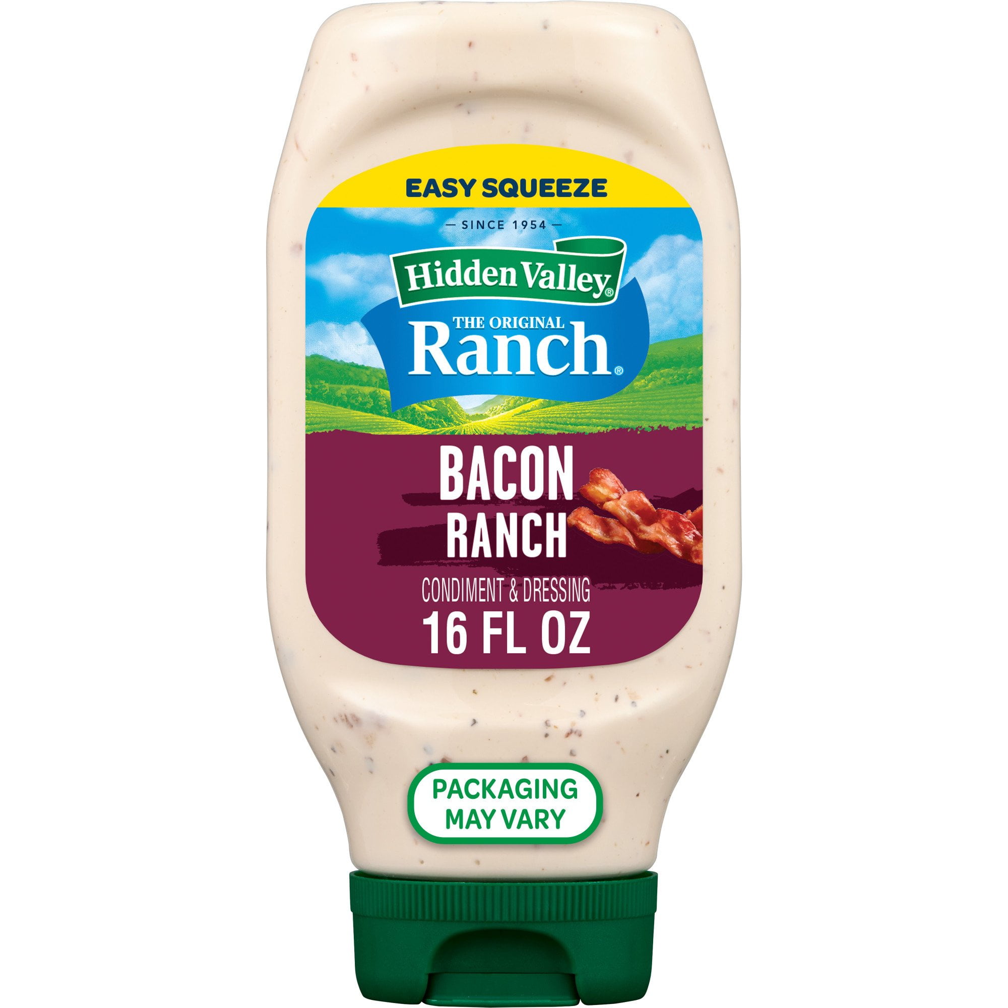 Hidden Valley Bacon Ranch Condiment and Dressing, Easy Squeeze Bottle ...