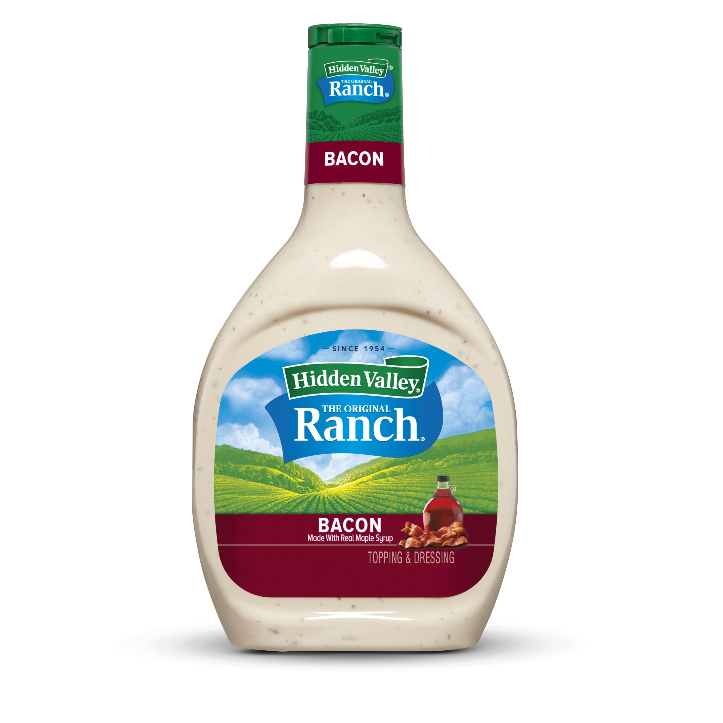 Hidden Valley Bacon Ranch Salad Dressing & Topping, Gluten Free - 24 oz ...