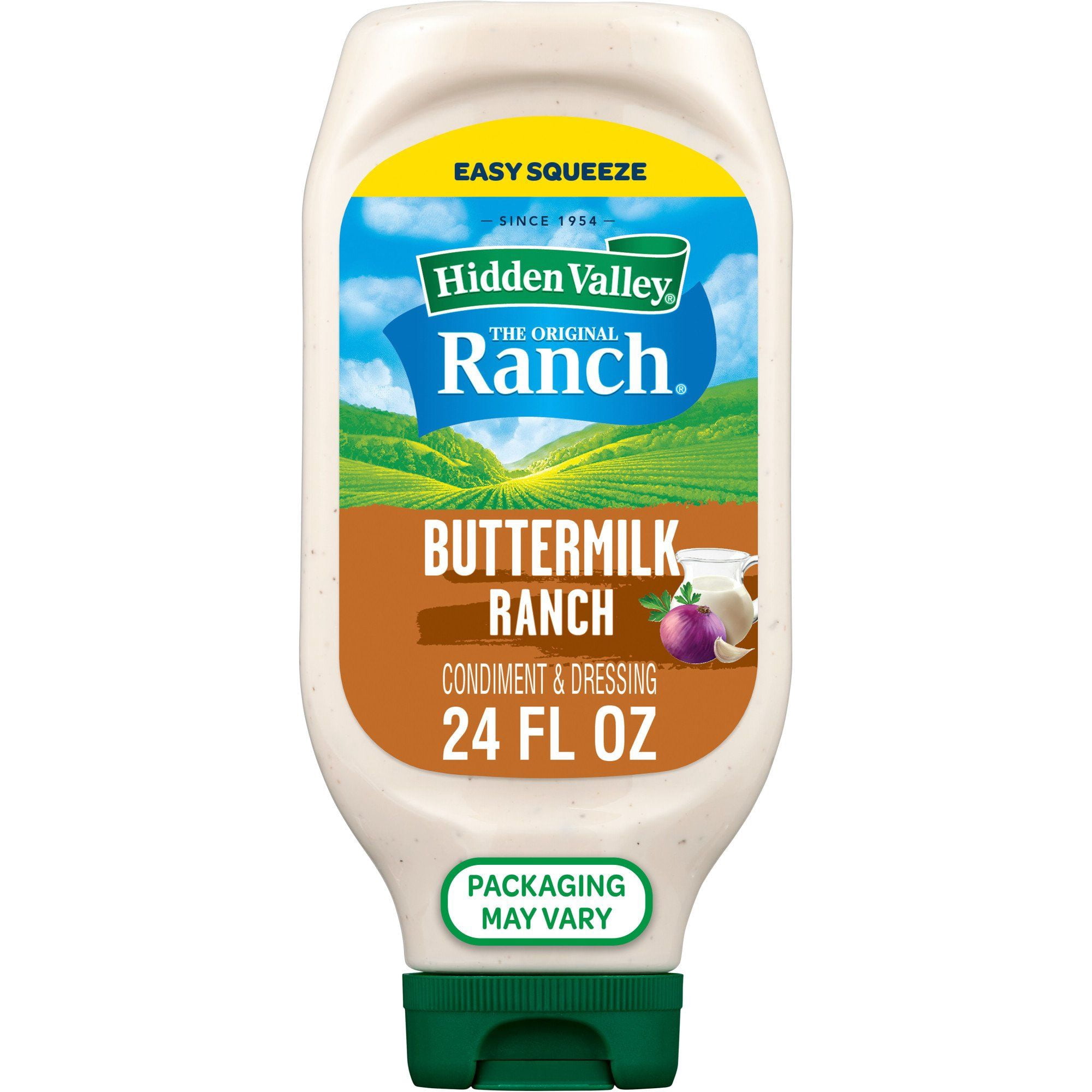 Hidden Valley Buttermilk Ranch Condiment and Dressing, Easy Squeeze ...