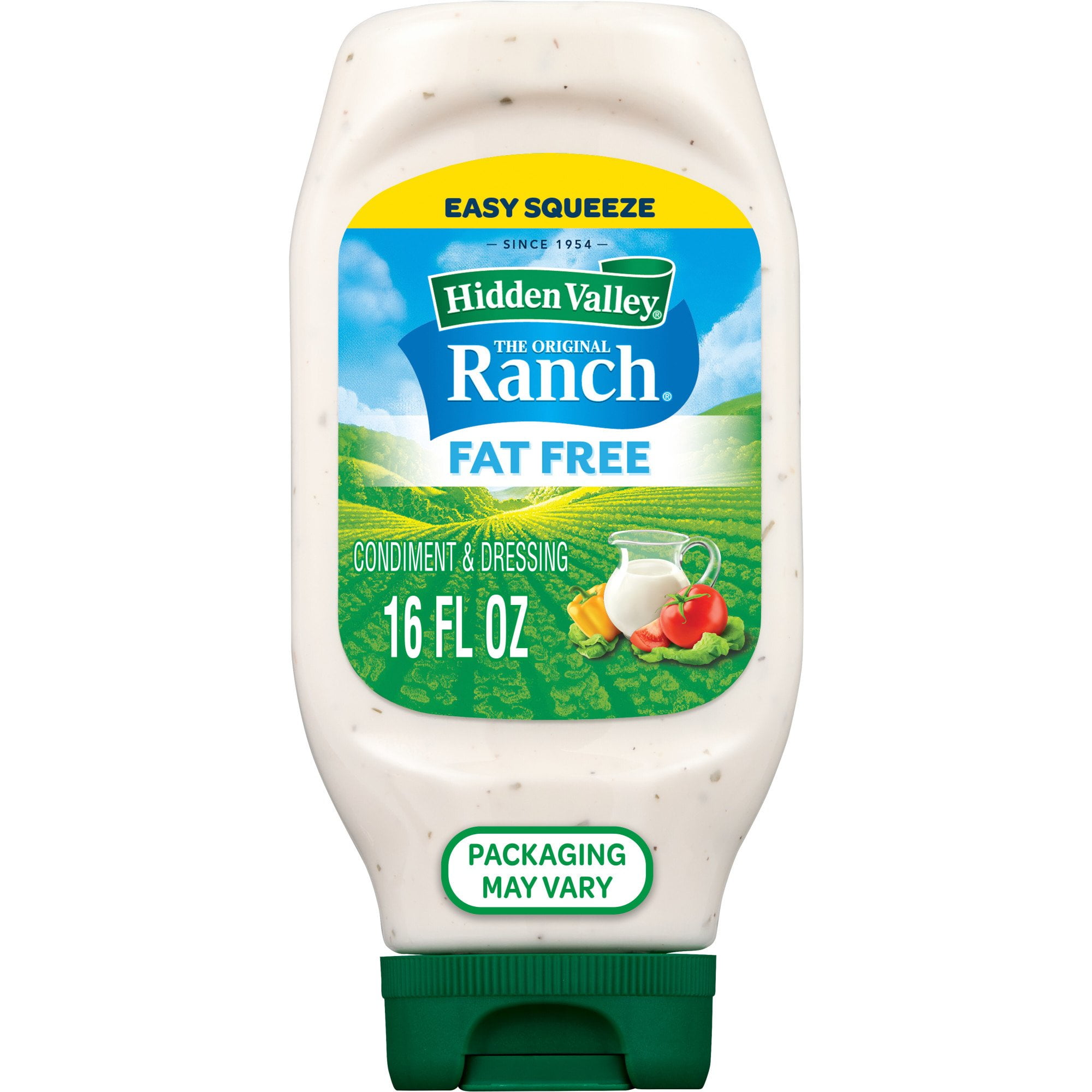 Hidden Valley Fat Free Ranch Condiment and Dressing, Easy Squeeze ...
