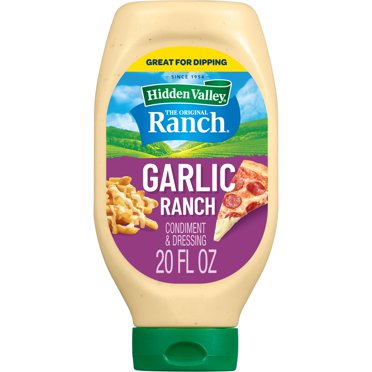 Hidden Valley Bacon Ranch Salad Dressing & Topping, Gluten Free - 24 oz ...
