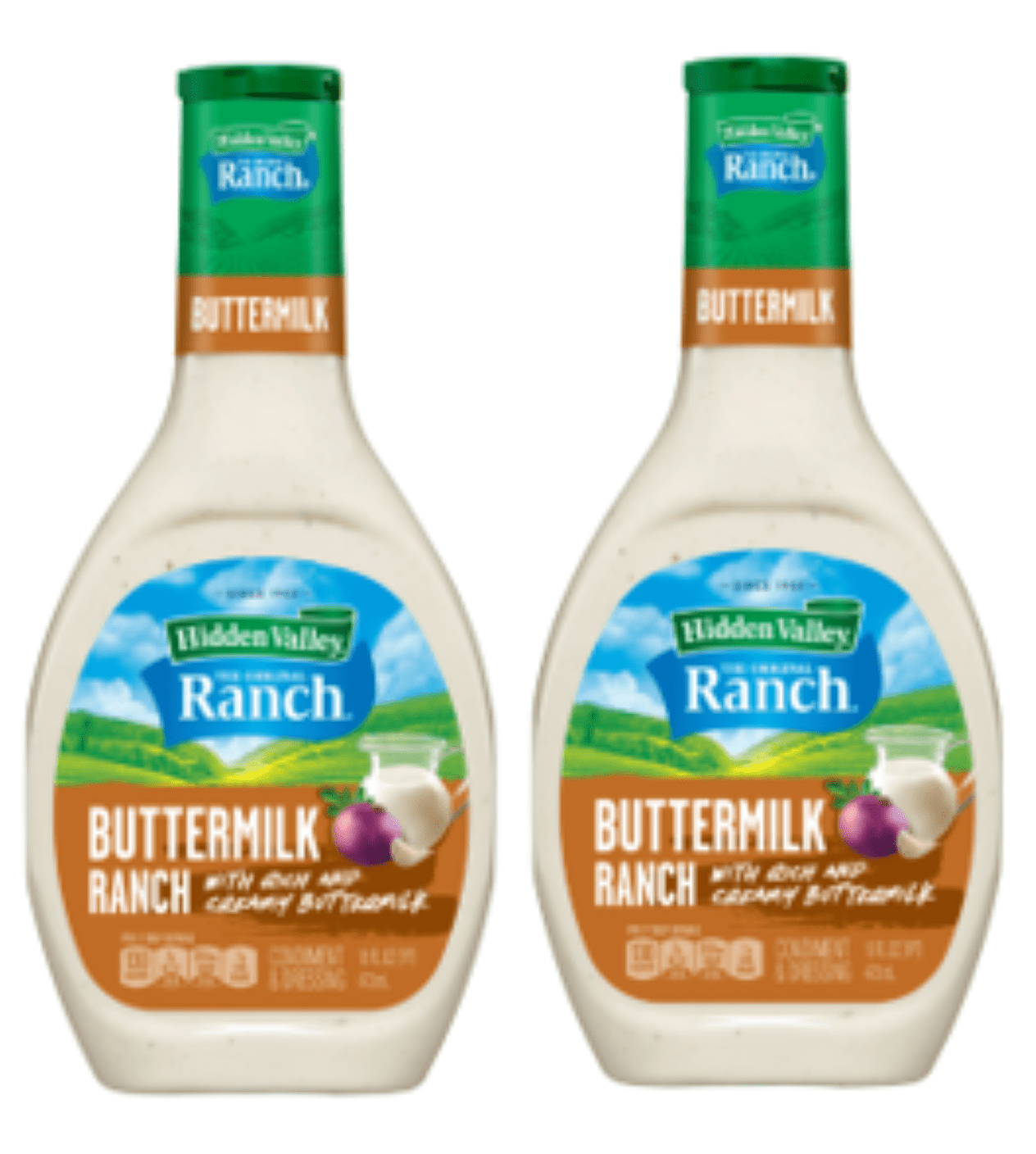 Hidden Valley Gluten Free Buttermilk Ranch Salad Dressing and Topping ...